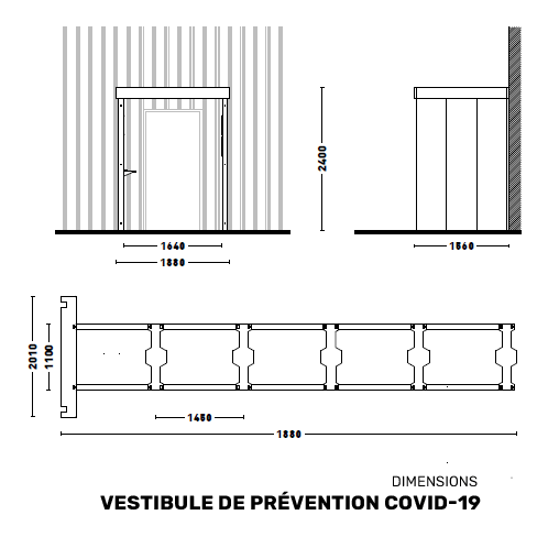 Vestibule de prévention Covid-19 | Tolim - Spécialiste dans la ... Vestibule de prévention Covid-19 | Tolim - Spécialiste dans la ...